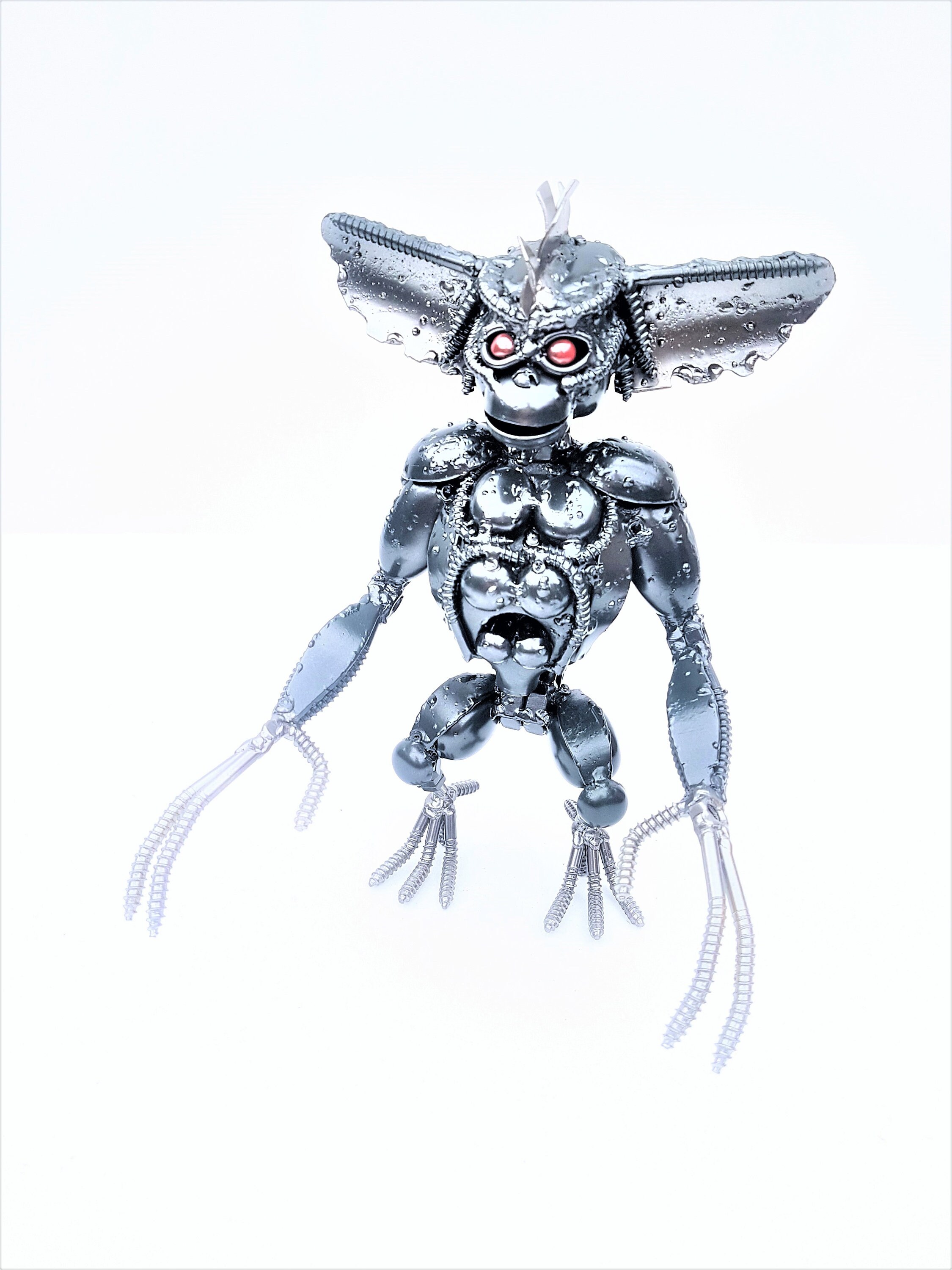 Gremlin Big Sci-Fi Handmade Metal Art Productions Recycled | Etsy