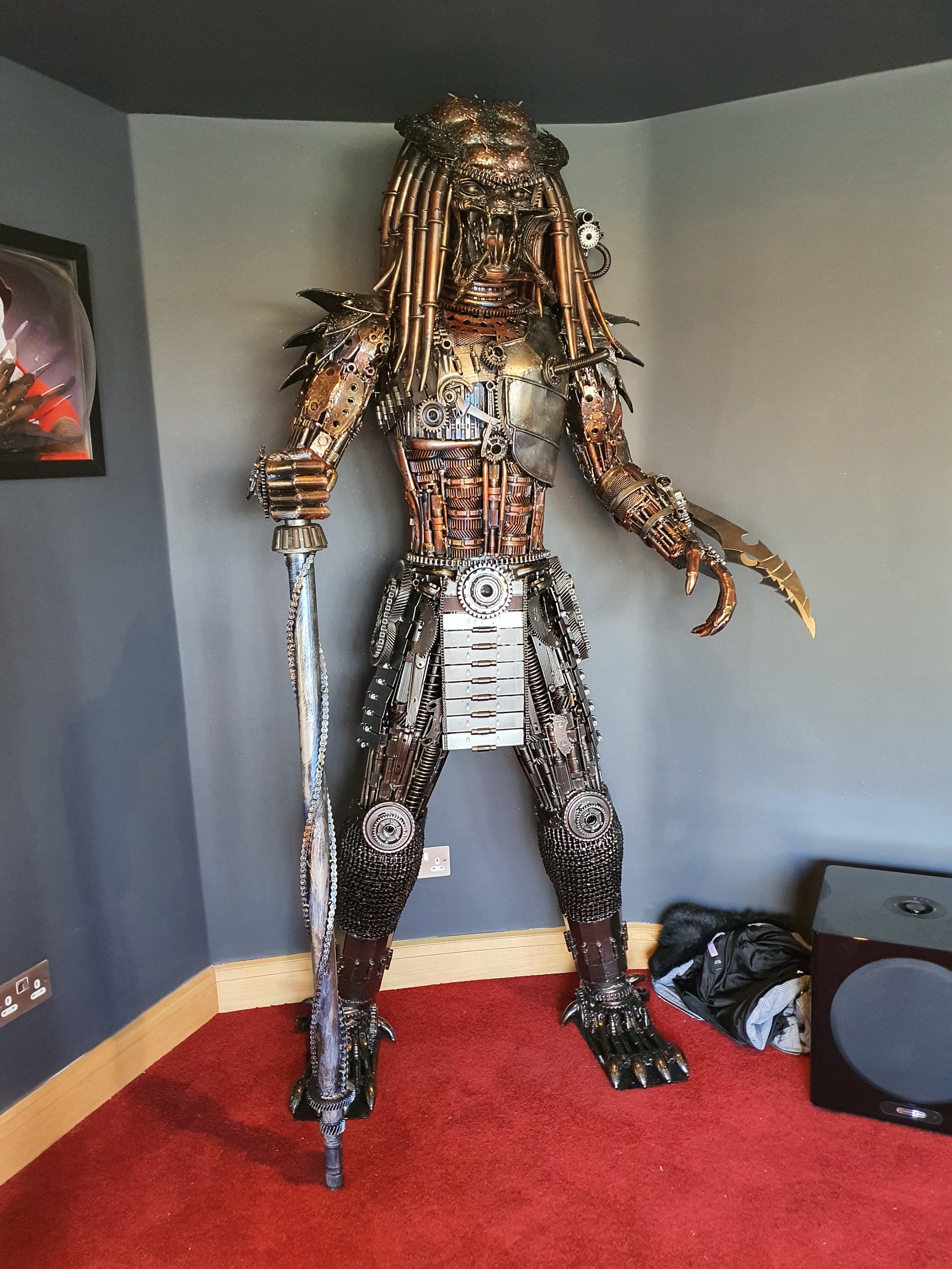 Predator Life Size Alien Vs Predator Handmade Recycled Metal - Etsy UK