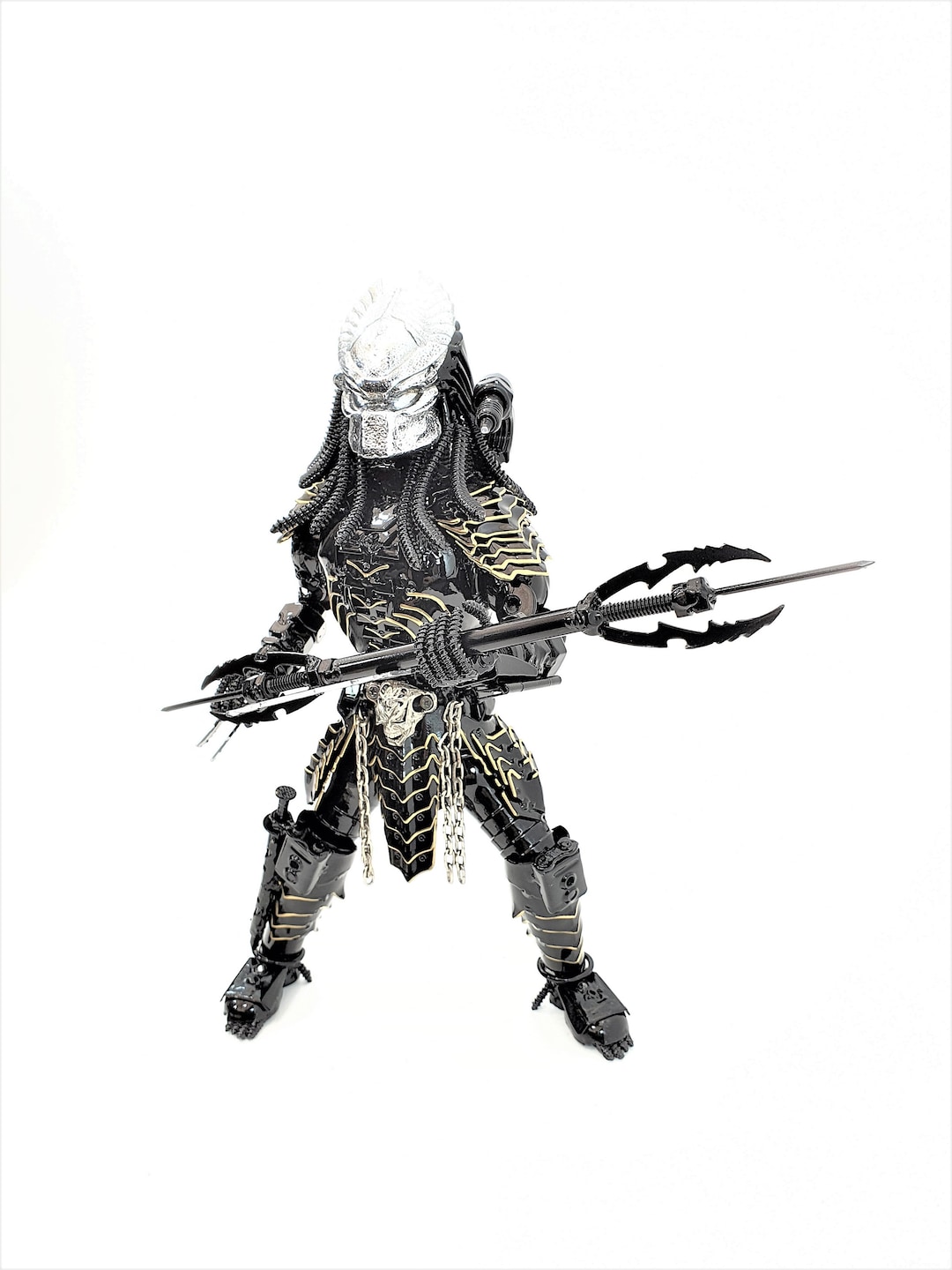 Inspired By: Predator 40cm ( 10 Masks to Choose From) Guard Spear Staff ...