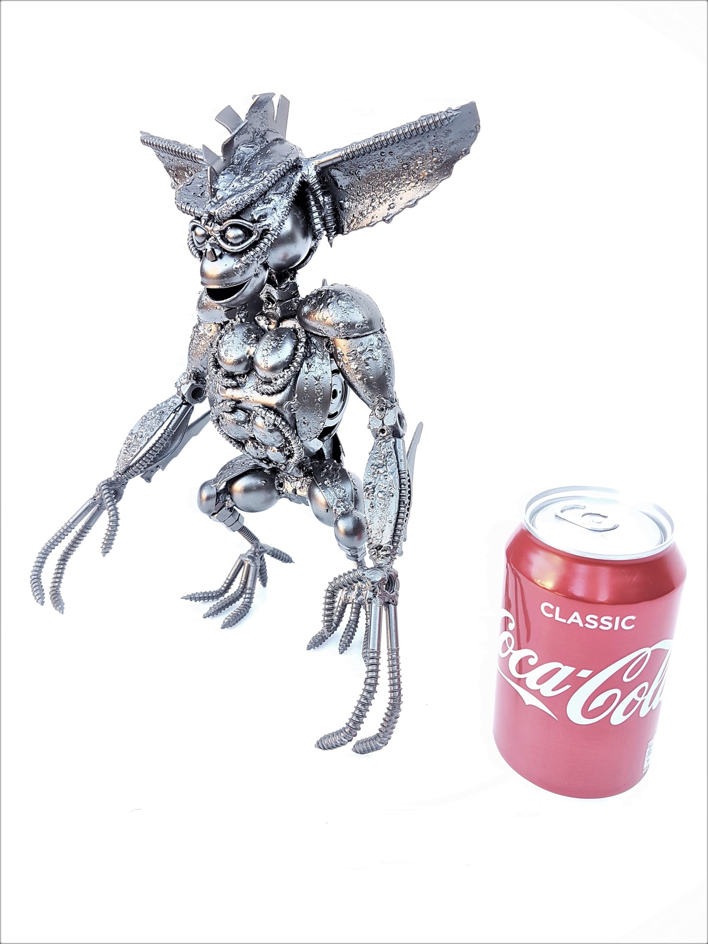 Gremlin Big Sci-Fi Handmade Metal Art Productions Recycled | Etsy