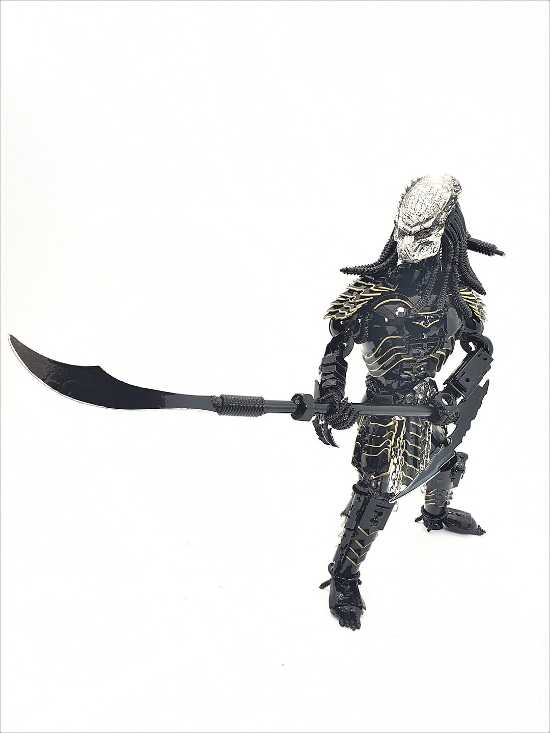 Predator 40cm ( 10 Masks to Choose From) Guard Long Staff Black Edged ...