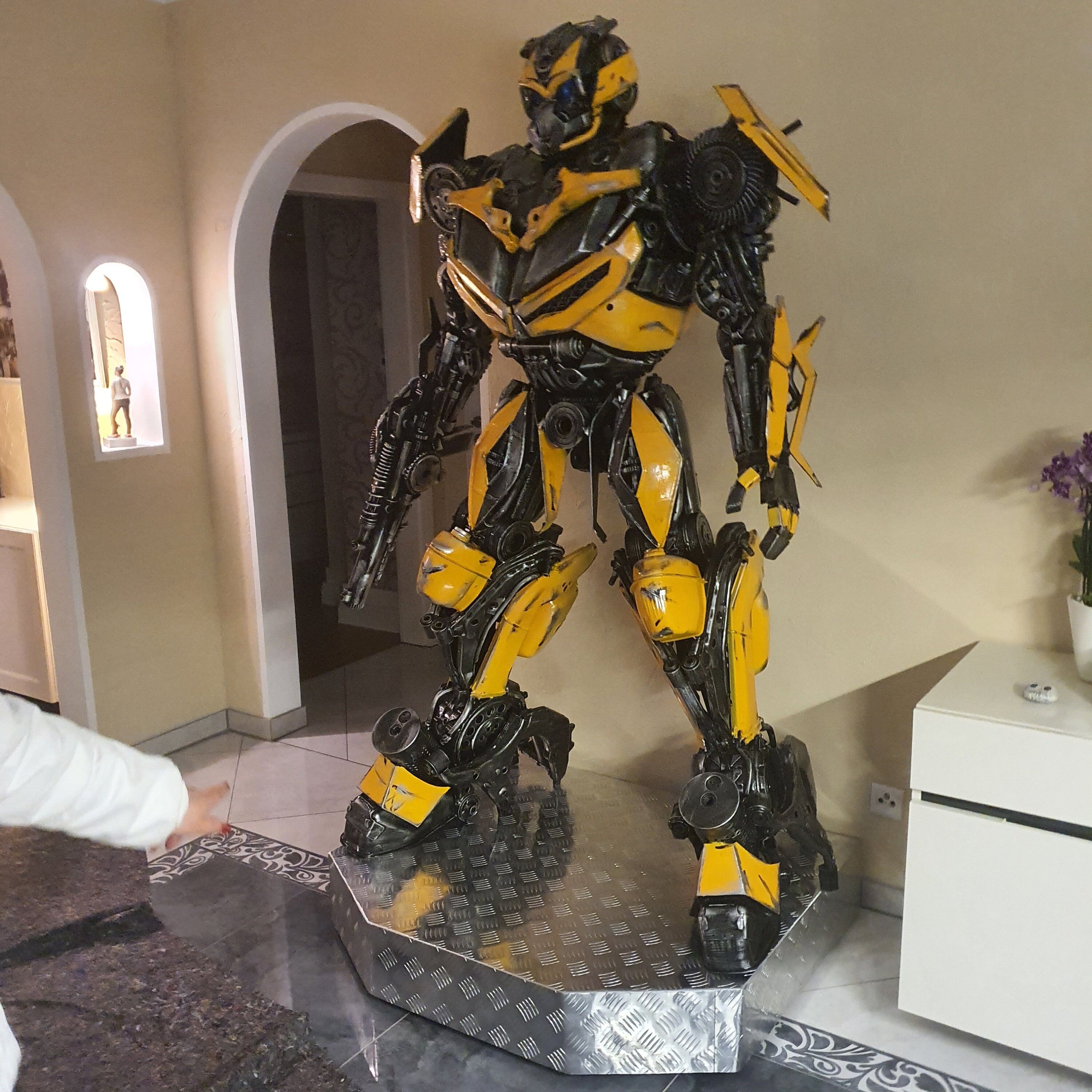Bumblebee 200cm Gun Life Size Transformers Autobots Metal Art - Etsy