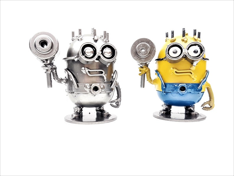 Minion Bob Hammer Handmade Recycled Metal Art Productions | Etsy