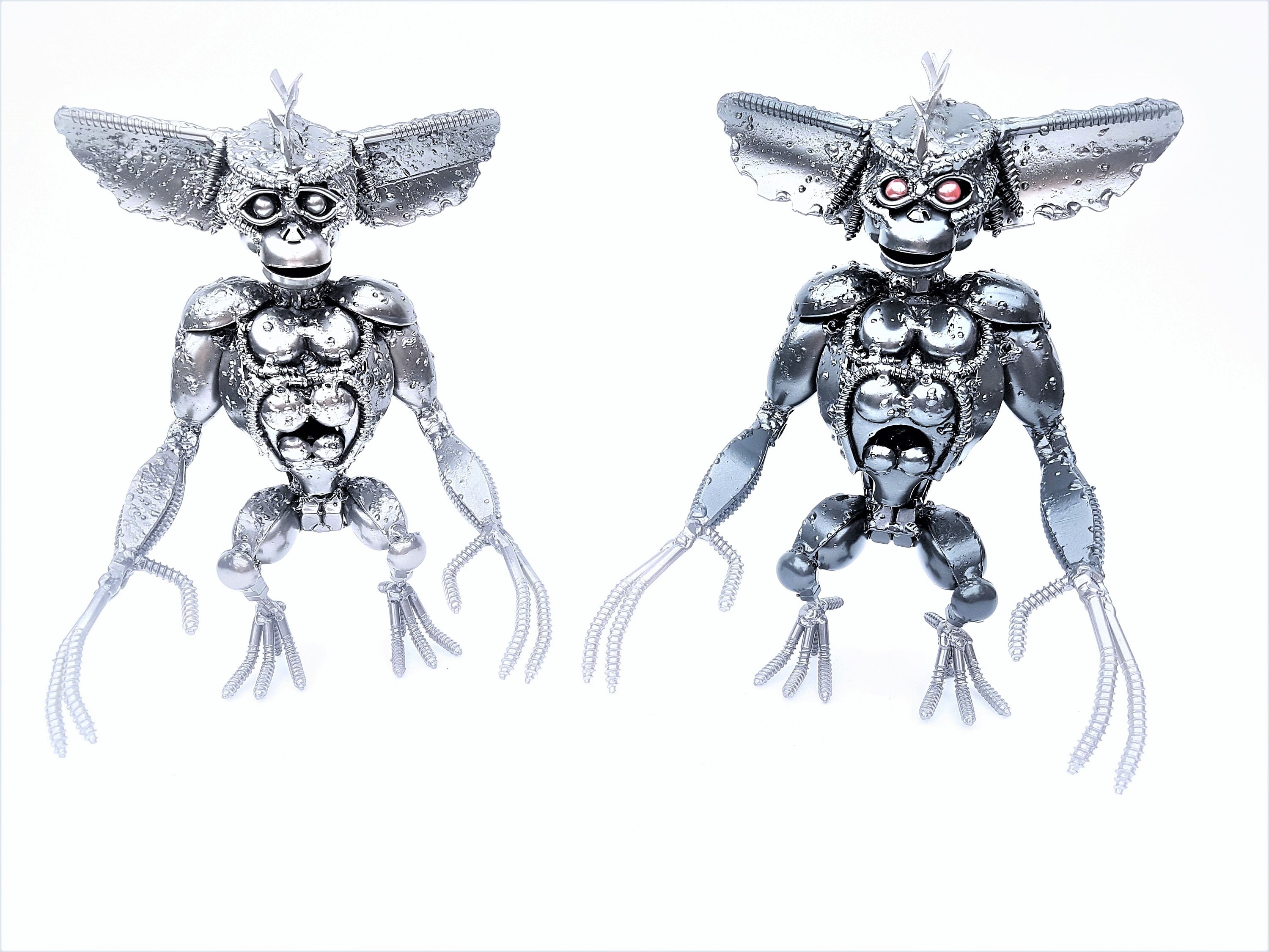 Gremlin Big Sci-Fi Handmade Metal Art Productions Recycled | Etsy