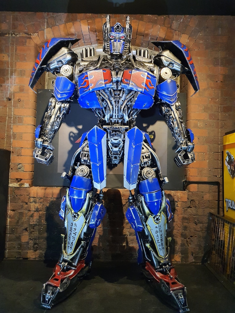 Optimas Prime Life Size Transformers Handmade Recycled Metal - Etsy