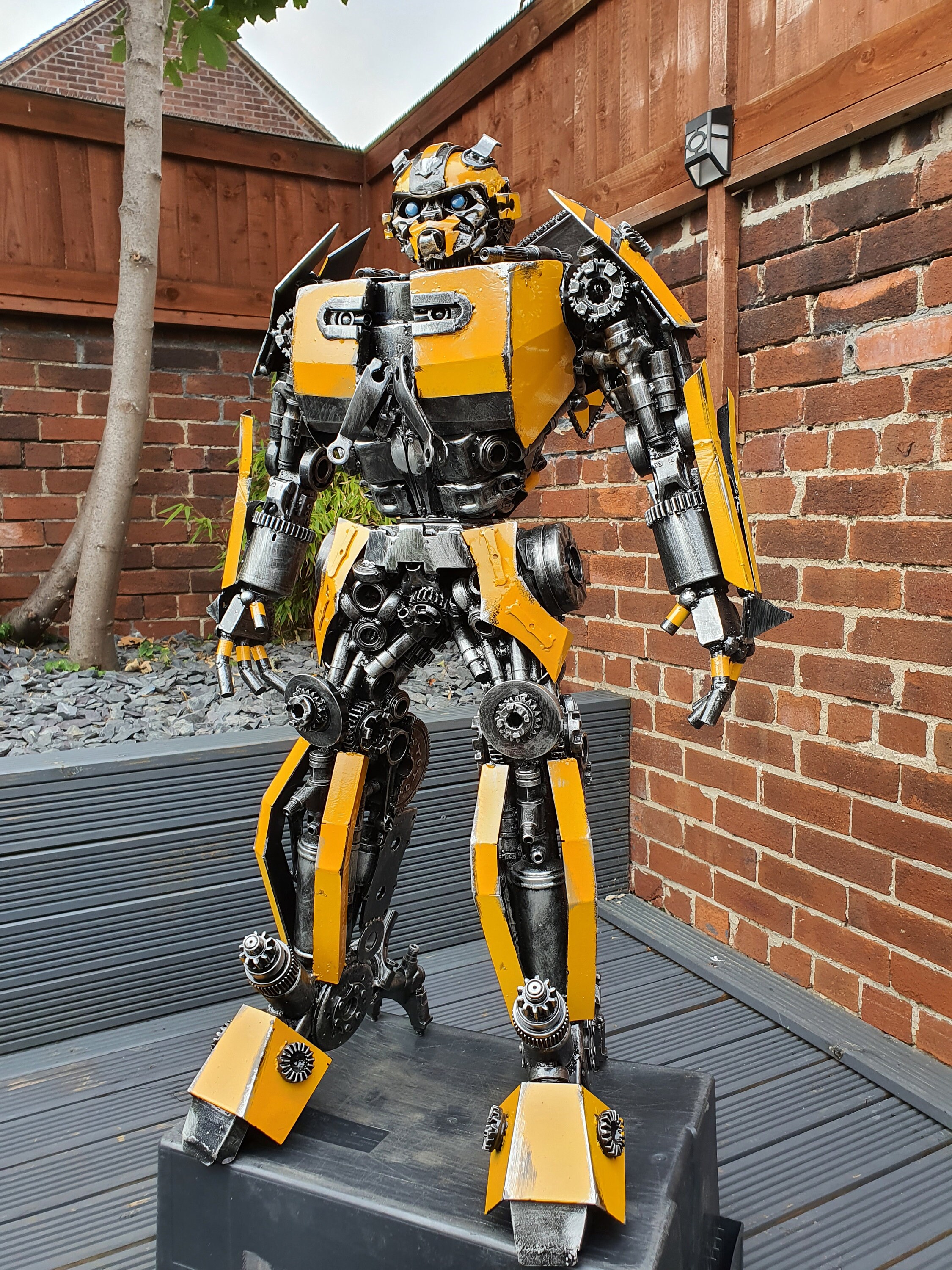 Transformers Bumblebee 120cm Sci-fi Handmade Recycled Metal - Etsy