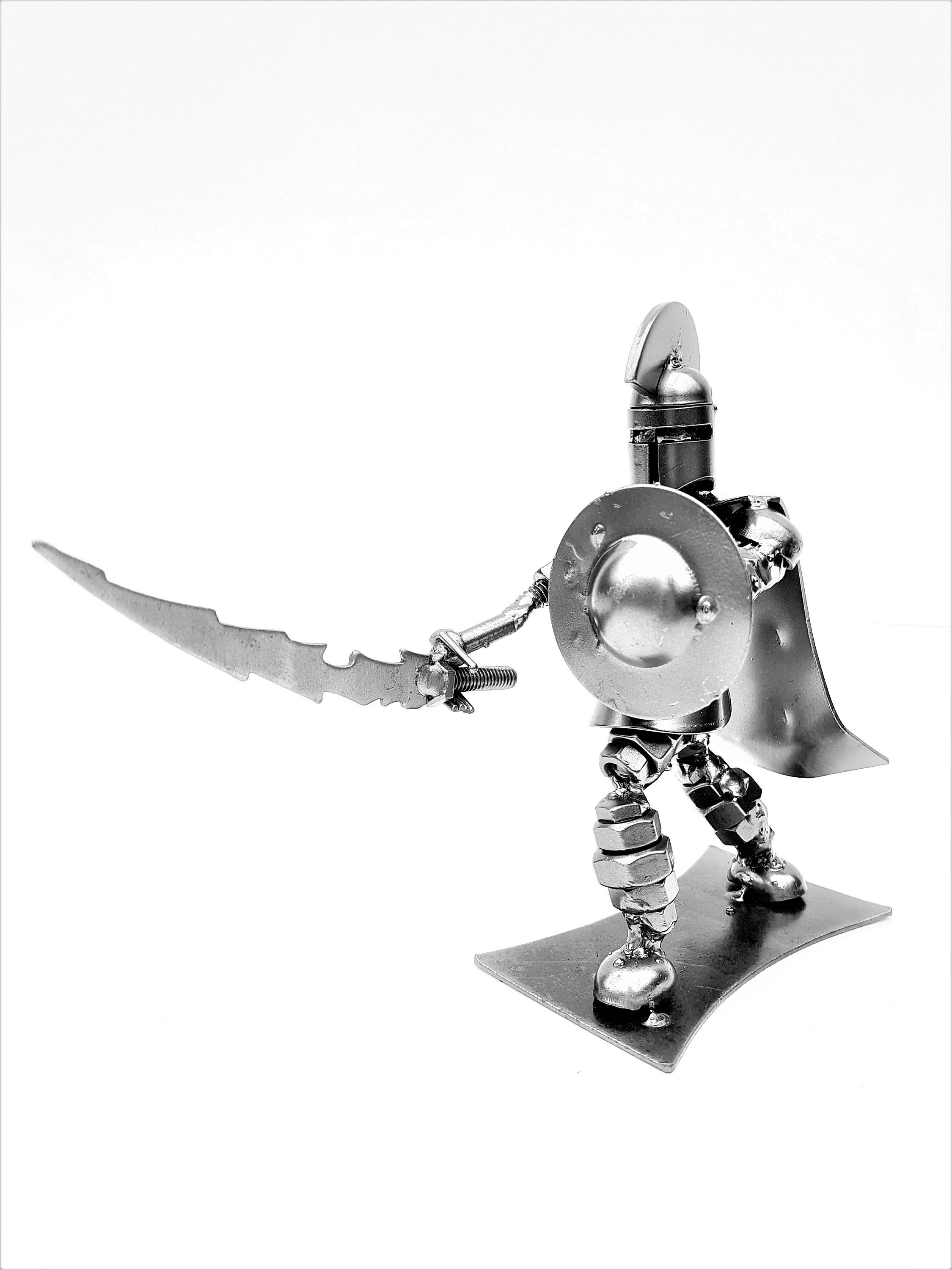 Spartan Sword Swing Handmade Metal Recycled Sculpture Metal | Etsy