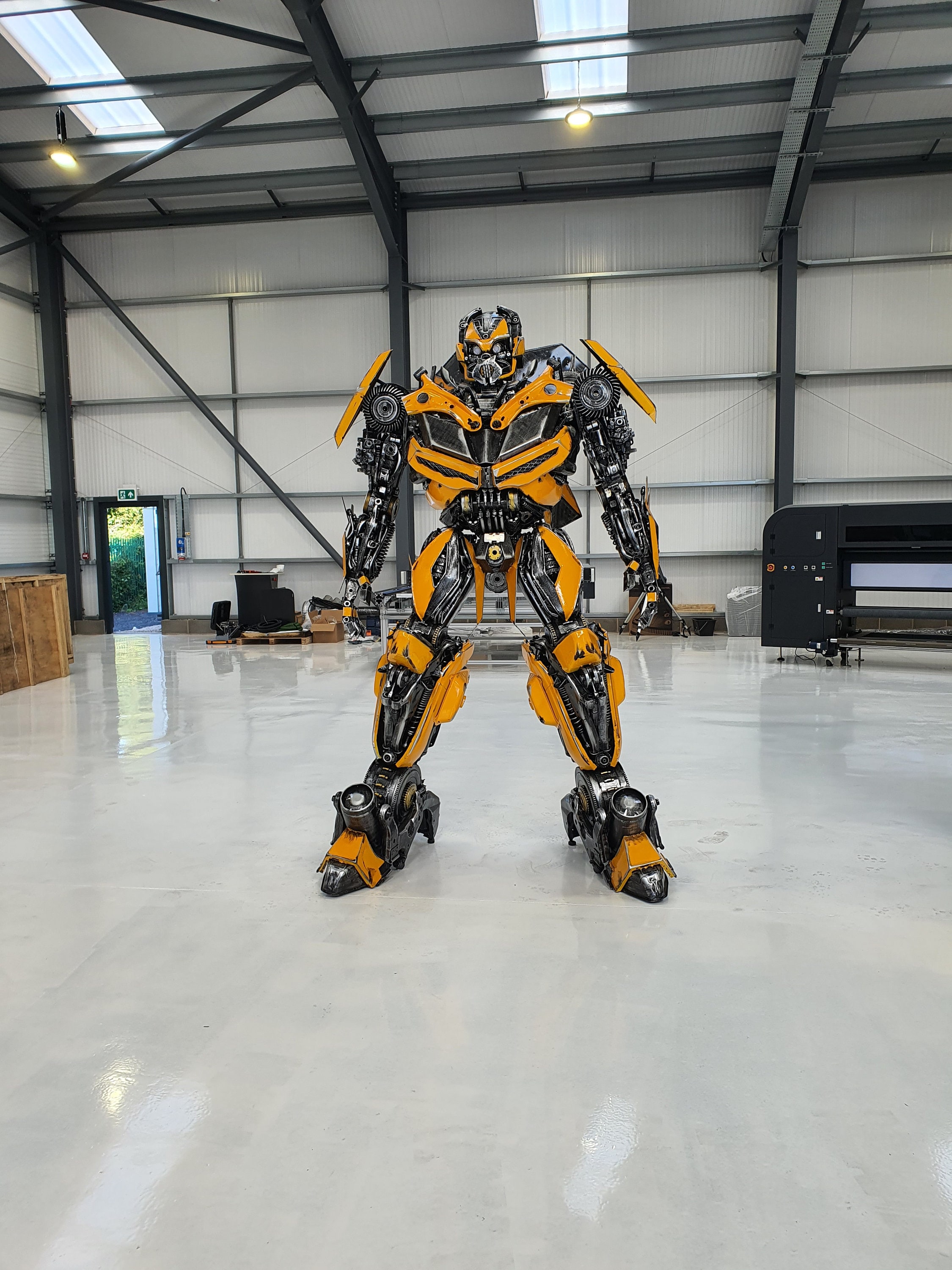 Bumblebee Gun Life Size Transformers Autobots Metal Art - Etsy