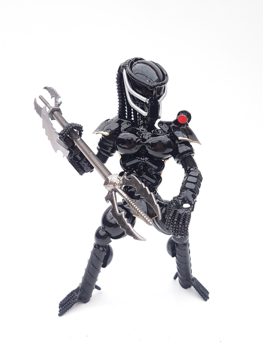 Predator Throw Black Edged Handmade Recycled Metal Art Productions ...