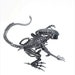 Alien 40cm Creeping Black Edged Handmade Recycled Metal Art Productions ...