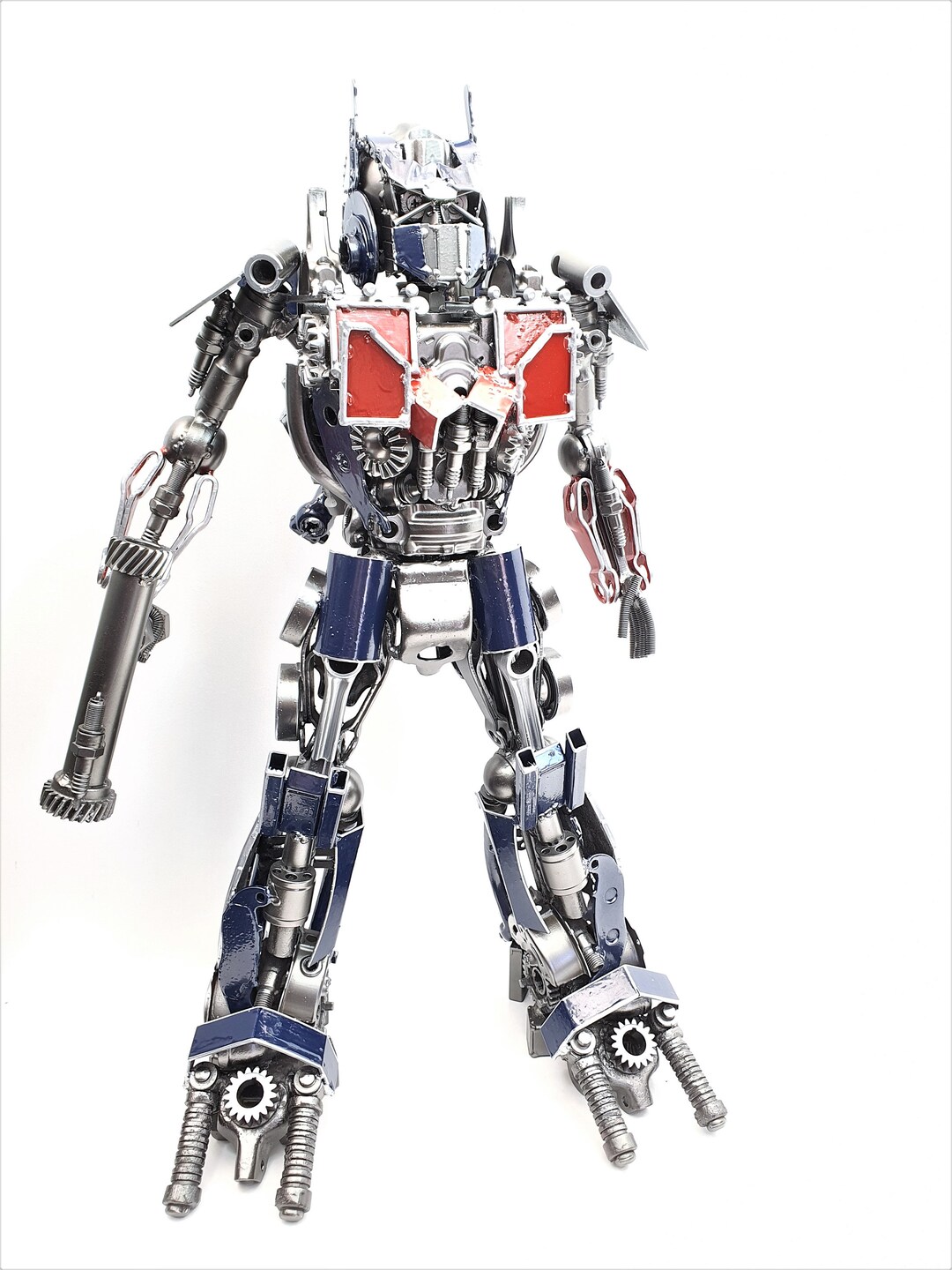 Transformers Optimus Prime 60cm Sci-fi Handmade Recycled Metal Art ...