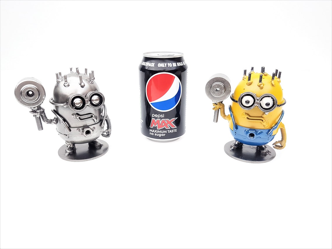 Minion Bob Hammer Handmade Recycled Metal Art Productions | Etsy
