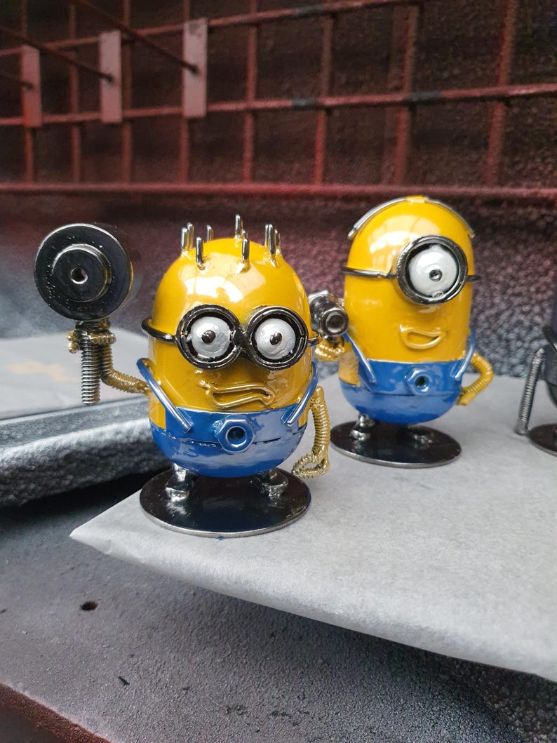 Inspired By: MINIONS SET MAPMINSETP Metal Art Productions Handmade ...