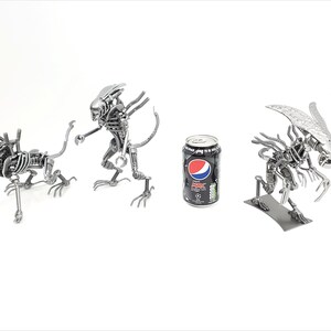 Alien 20cm 3 Types to Choose From Metal - Etsy UK