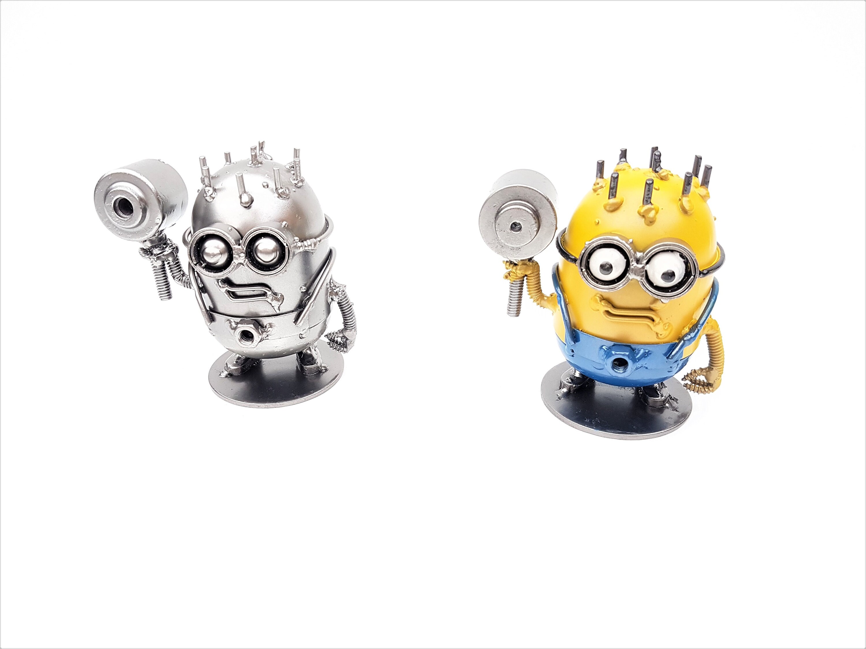 Minion Bob Hammer Handmade Recycled Metal Art Productions | Etsy