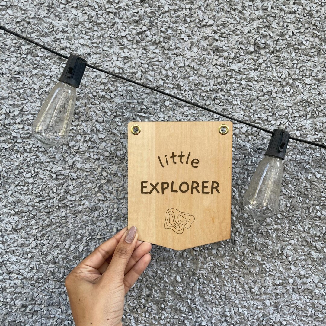 Little Explorer Banner Sign - Inspirational Decor for Library ...