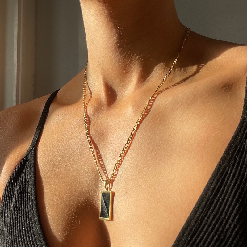 Rectangle Pendant - Etsy