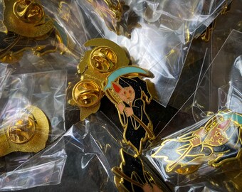 Grim Reaper Cat Pin - Etsy