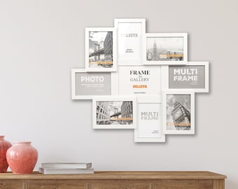 White Collage Picture Frames | Etsy