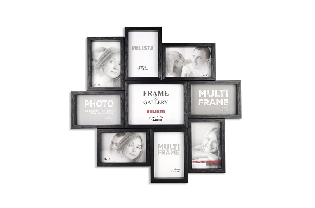 9 Opening Family Picture Frame Collage for Wall Décor – Farmhouse Multi ...