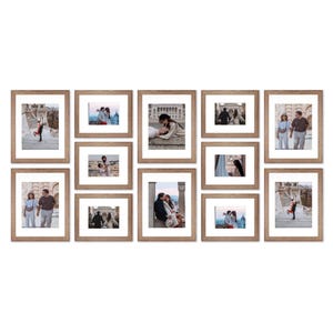 12 Piece Large Rectangle Gallery Wall Frame Set - Modern Photo Frame ...