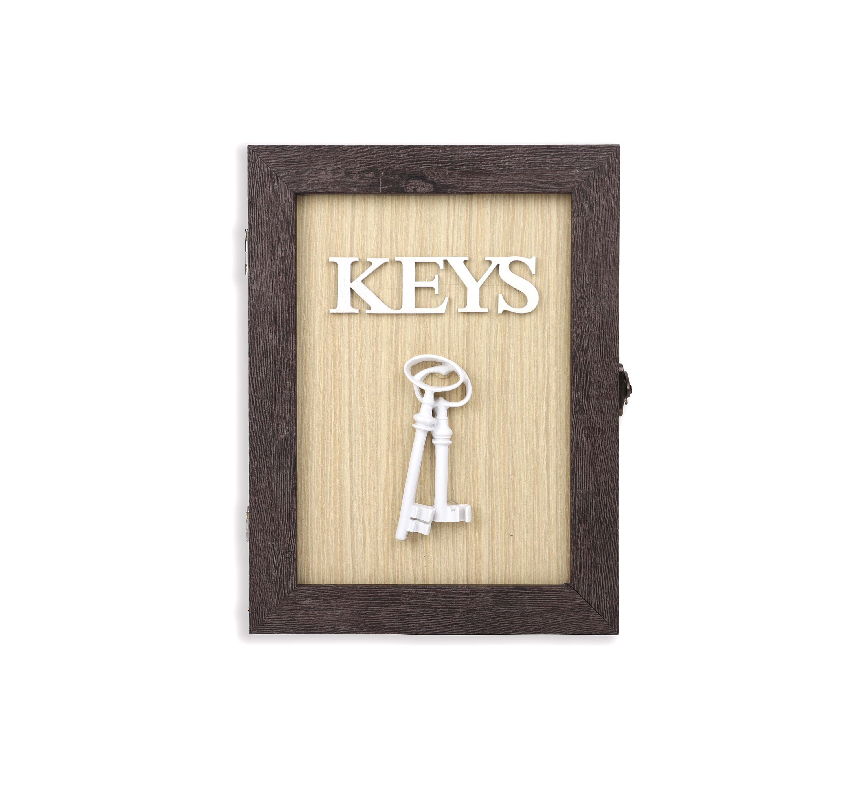 Wooden Key Box Brown Key Box Vintage Key Box Key Holder Key Box for ...