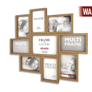 9 Opening Family Picture Frame Collage for Wall Décor – Farmhouse Multi ...