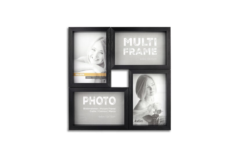 4-opening 4x6 Rustic Picture Frame Collage Farmhouse - Etsy
