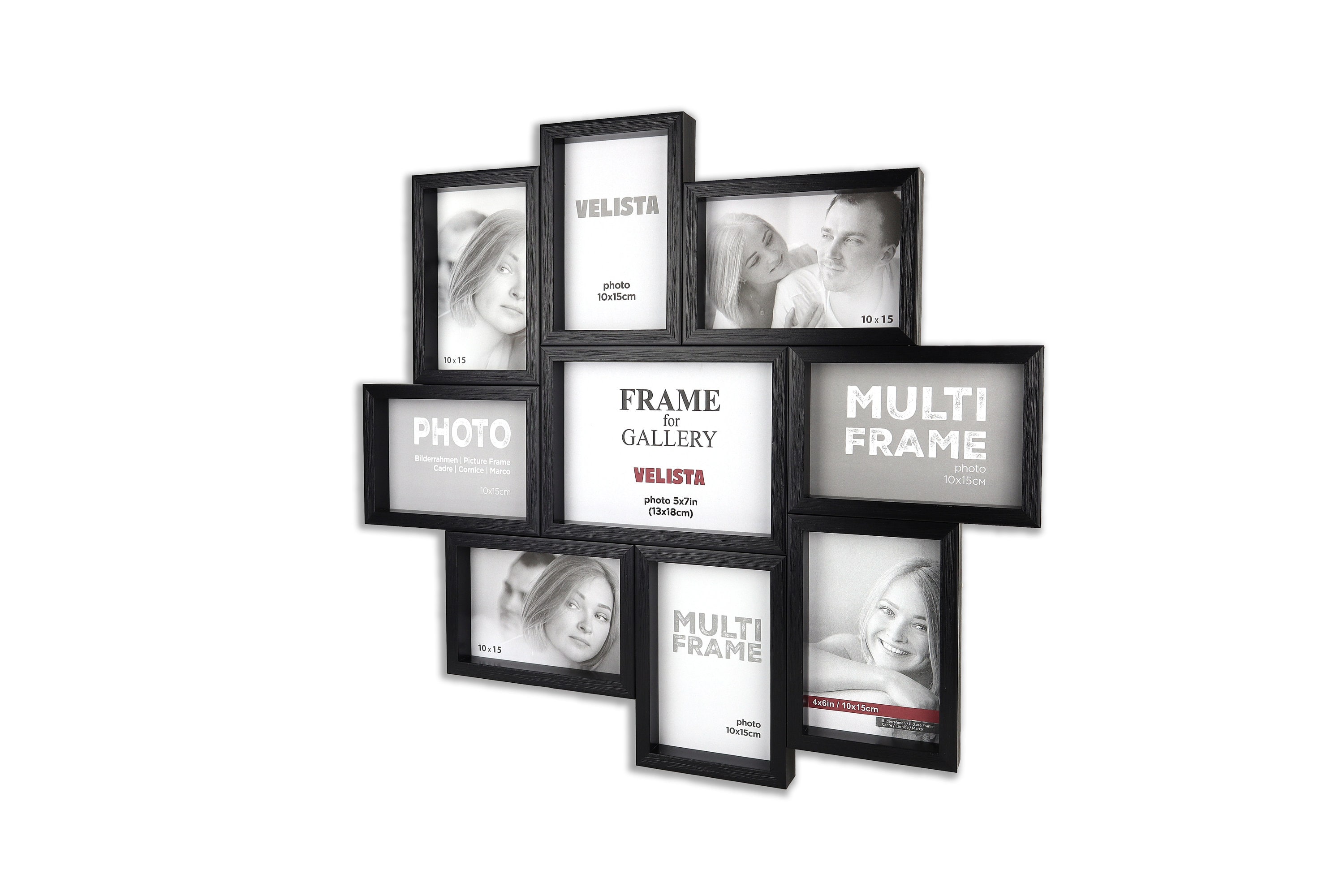 9 Opening Family Picture Frame Collage for Wall Décor – Farmhouse Multi ...