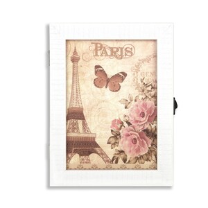 Wooden Key Box - White Key Box - Vintage Key Box - Key Holder - Key Box ...