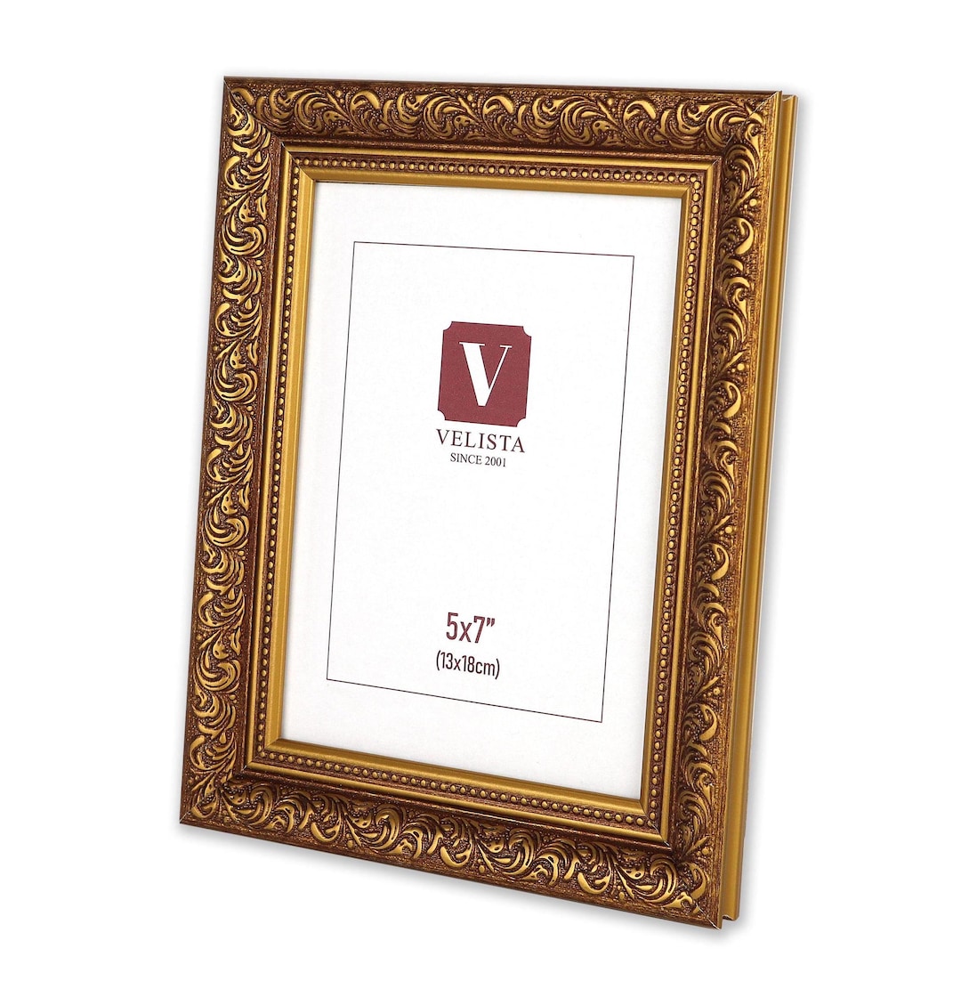 Ornate Gold Picture Frame - Baroque Style Photo Frame - Antique Picture ...