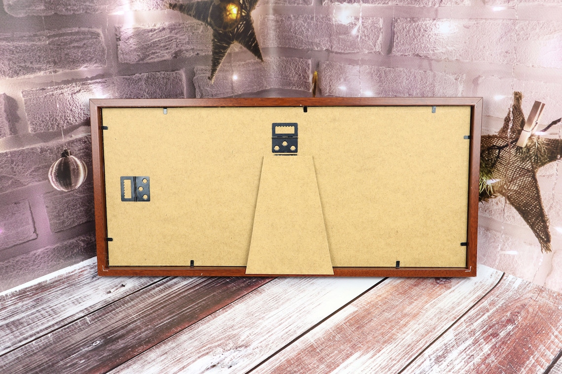 Brown Collage Picture Frame With 3 Openings Photo Collage - Etsy