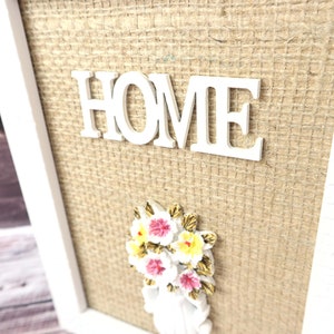 Wooden Key Box - White Key Box - Vintage Key Box - Key Holder - Key Box ...