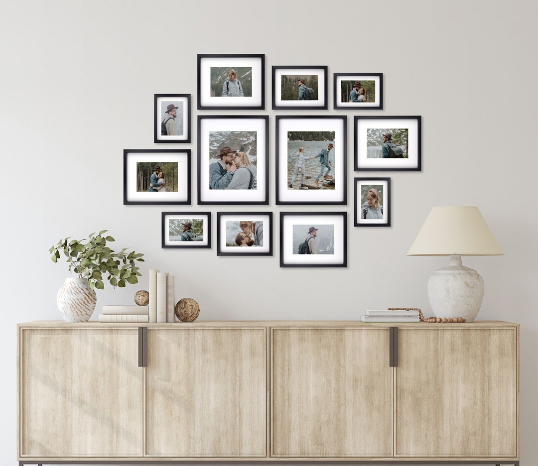 12 Piece Gallery Wall Frame Set starrustic Photo - Etsy