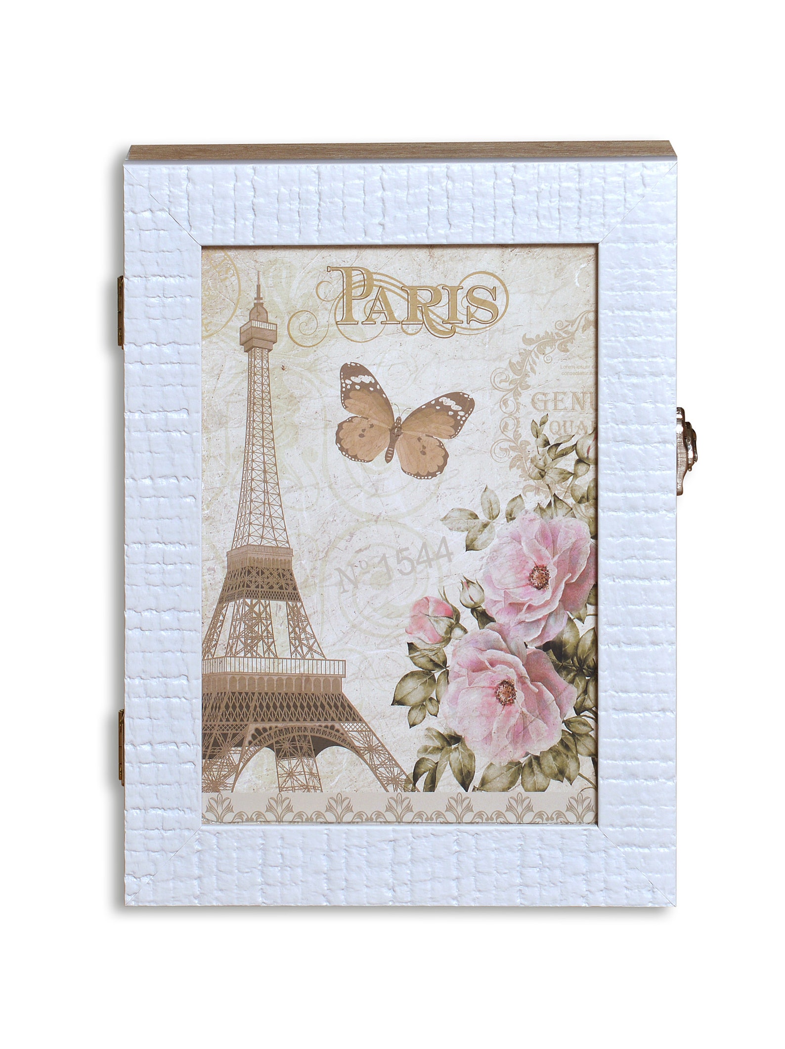 Wooden Key Box White Key Box Vintage Key Box Key Holder | Etsy