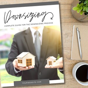 Downsizing Guide | Real Estate Marketing | Editable Guide for Real ...