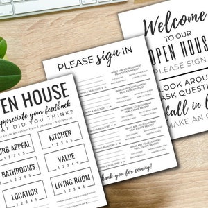 Open House Kit 15 Instant Download Prints for Realtors PDF | Etsy