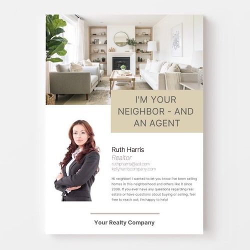 Neighborhood Real Estate Flyer Realtor Marketing Real - Etsy Canada Neighborhood Real Estate Flyer Realtor Marketing Real - Etsy Canada