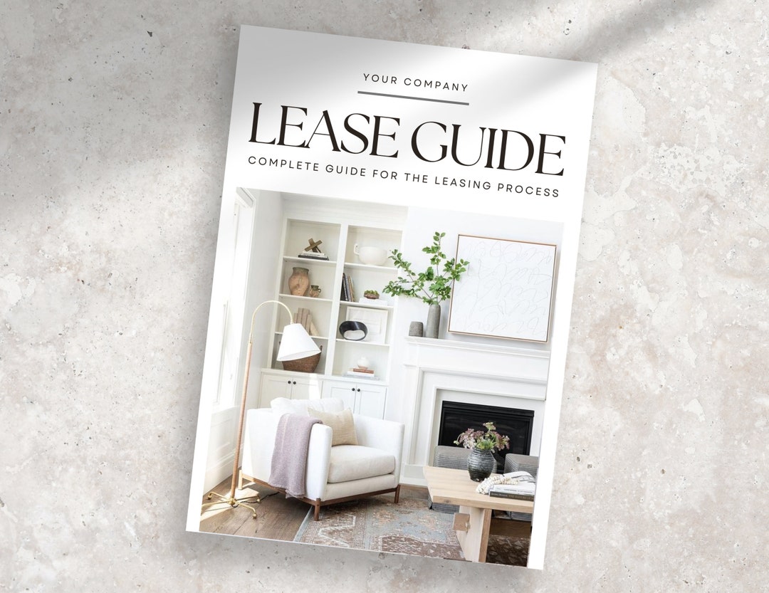Lease Guide | Editable Packet for Realtors | Leasing Agent | 18 Page ...