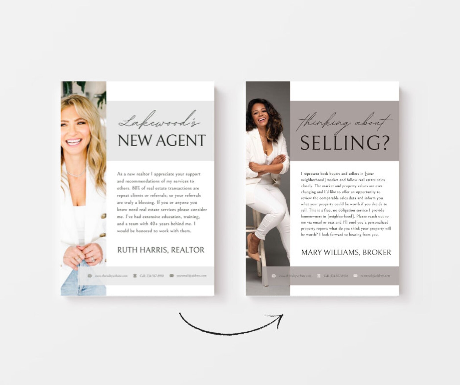 Realtor Prospecting Flyer | Real Estate Marketing Letter | Realtor ...