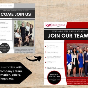 Realtor Recruiting Flyer | Real Estate Team Flyer | Real Estate ...