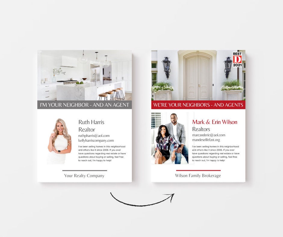 Real Estate Agent Flyer Realtor Marketing Real Estate - Etsy