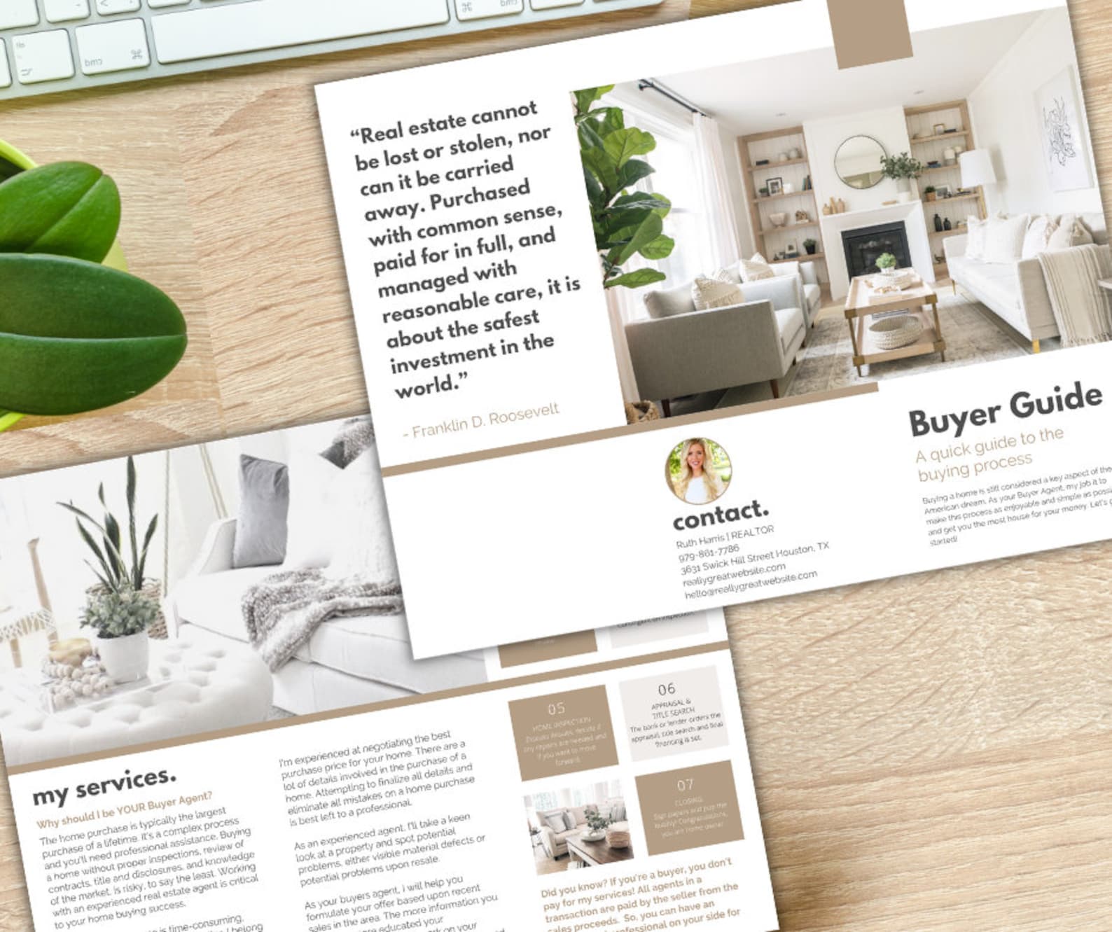 Home Buyer Brochure Real Estate Buyer Guide Editable - Etsy