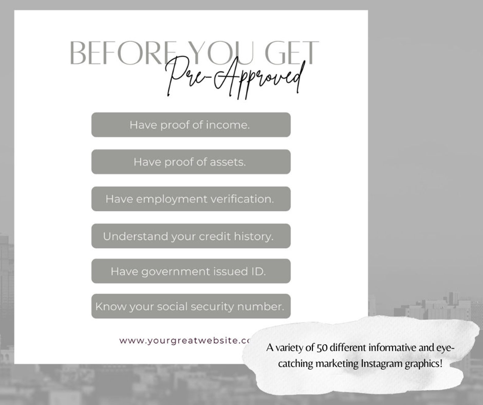 Mortgage Marketing 50 Instagram Posts for Lenders Editable - Etsy