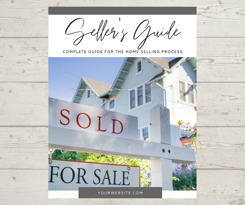 Editable Seller Packet for Realtors Real Estate Template | Etsy
