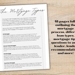 Mortgage Guide | 18 Page Guide | Loan Officer Template | Realtor ...