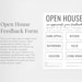 Open House Feedback Form | Real Estate | Open House Printable | PDF ...