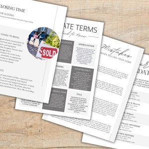 Editable Seller Packet for Realtors | Real Estate Template, Real Estate ...