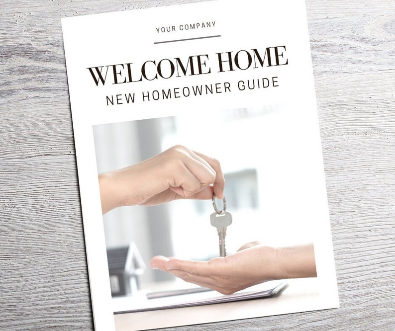 Homeowner Guide Editable Closing Packet for Realtors Real - Etsy