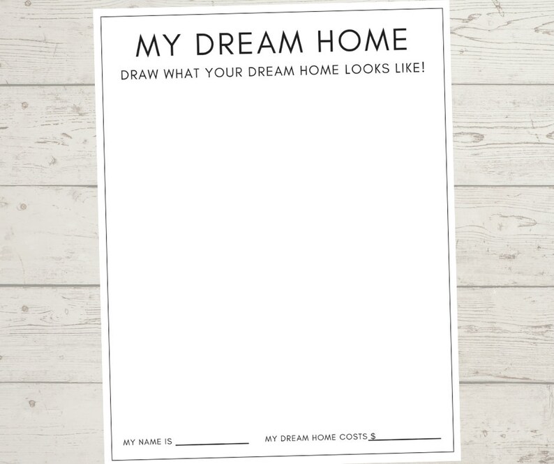 Real Estate KIDS KIT Open House Printable Real Estate | Etsy